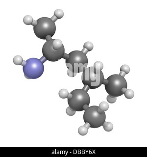 Methylhexanamine (1,3-dimethylamylamine, DMAA) stimulant drug, chemical ...