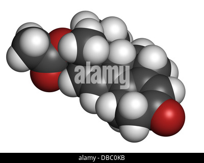 Trenbolone acetate cattle growth promoter. Skeletal formula Stock Photo ...