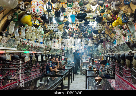 Asia, Iran, Isfahan, Traditional tea house Stock Photo - Alamy