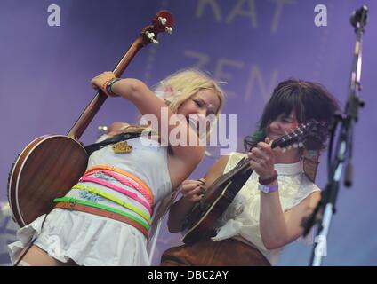 Singer Solveig Heilo of the Norwegian band Katzenjammer is pictured on ...