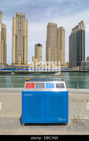 Recycling trash containers. United Arab Emirates Stock Photo - Alamy