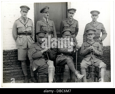 A group photograph of officers from the 3rd Pennsylvania Cavalry ...