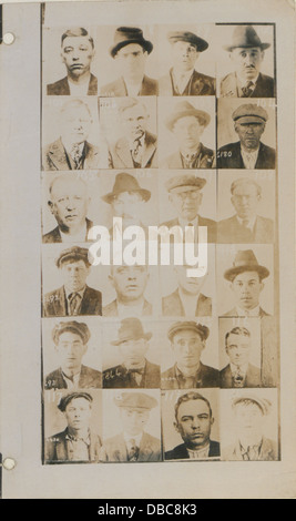 This image shows a page from the Criminal Identification Book used by ...