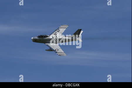 F-86 Sabre jet fighter engine Stock Photo - Alamy
