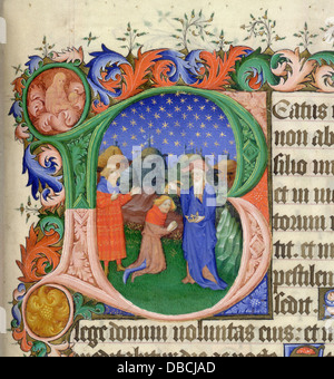 This manuscript from the British Library shows King David II of ...