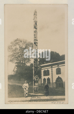 First Nations totem poles representing craftsmanship and unique culture ...