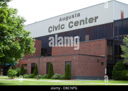 Augusta Civic Center is picture in Augusta, Maine Stock Photo - Alamy