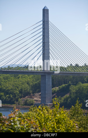 Penobscot Narrows Bridge is pictured over between Prospect and Verona ...