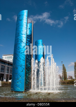 Fountains in Callaghan Square Cardiff Stock Photo: 58682033 - Alamy