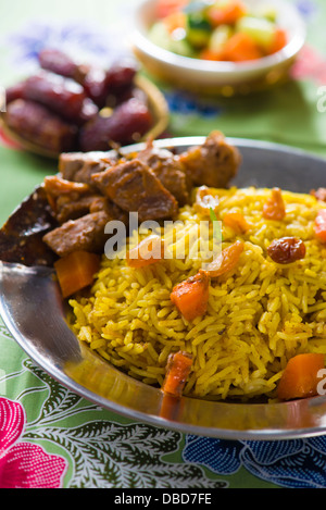 Arab rice, Ramadan food in middle east usually served with tandoor lamb ...