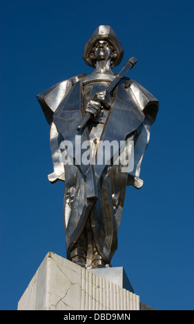 Monument of Juraj Janosik national Slovak hero, Terchova village, Mala ...