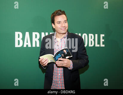 Jimmy Fallon at a book signing for his new book Thank You Notes at ...