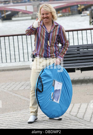 Keith Lemon (real name Leigh Francis) celebrities outside the ITV ...