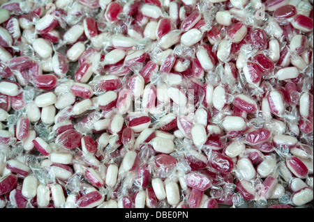 Boiled sweets in wrappers Stock Photo - Alamy