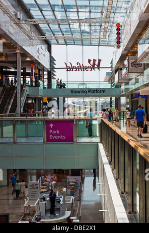 Inside the Westfield shopping cenre, Stratford London Stock Photo - Alamy
