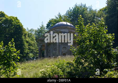 The Temple of Apollo at Stourhead Landscape Garden Wiltshire. NB the ...