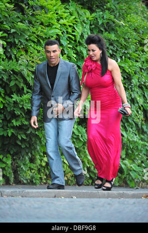 Robin Reid and Lisa Appleton, who has suffered a wardrobe malfunction ...