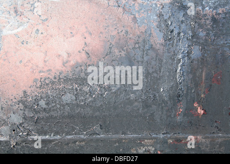 rusty car that burned at a scrapyard Stock Photo - Alamy