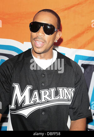 Ludacris, real name Christopher Bridges at the Florida Marlins Vs ...