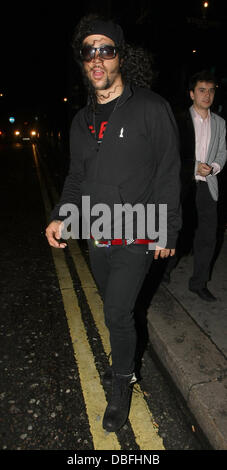 Stefan Kendal Gordy of LMFAO leaving Whisky Mist club London, England ...