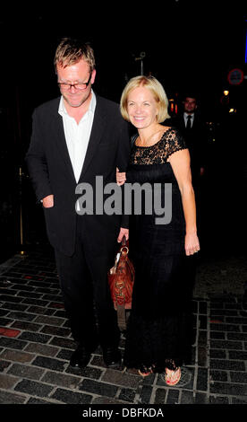 Mariella Frostrup and husband Jason McCue celebrities outside Box in ...