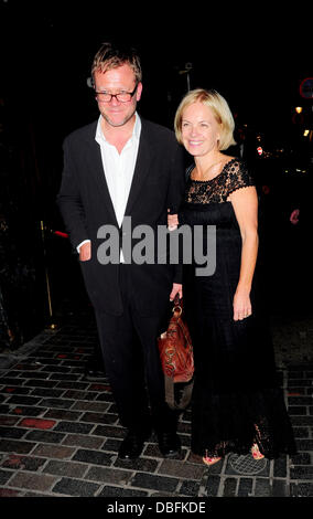 Mariella Frostrup and husband Jason McCue celebrities outside Box in ...