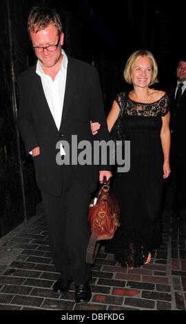 Mariella Frostrup and husband Jason McCue celebrities outside Box in ...