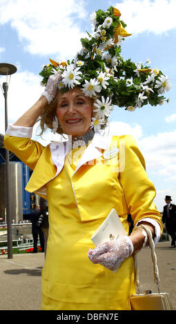 Mrs Edward Claridge Royal Ascot at Ascot Racecourse Berkshire, England ...