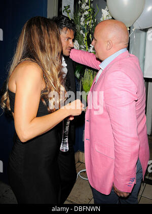 Peter Andre and Aldo Zilli outside Amy Childs 21st birthday party at a ...