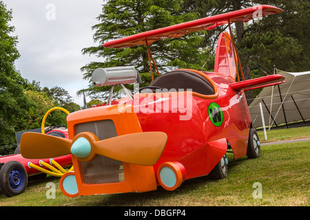 The Crimson Haybailer with the Red Max from Wacky Racers at Goodwood ...