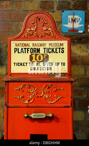 Old railway tickets National railway museum York England uk Stock Photo ...