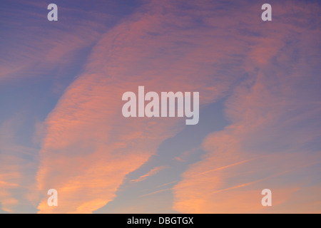 Red clouds at sunset sky Stock Photo - Alamy