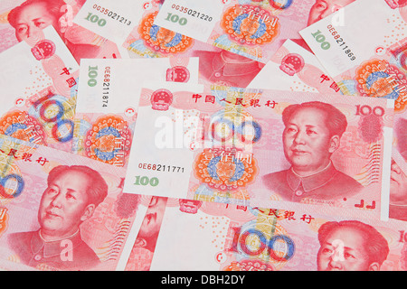a lot of renminbi 100 yuan bill Stock Photo: 15344779 - Alamy