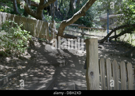 Fence on the San Andreas Fault that was split apart by the 1906 ...
