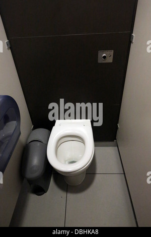 Public Toilet With Automatic Flush At Motorway Service Station England ...