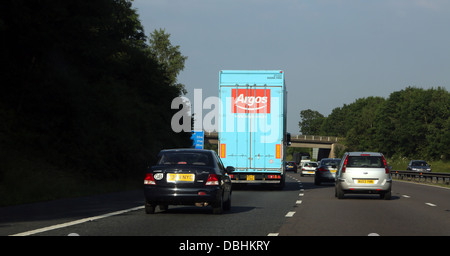 An Argos delivery truck Stock Photo - Alamy