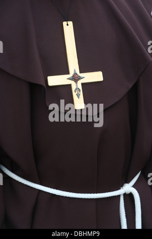 Upside down cross or inverted cross. Symbol of the Devil and the ...