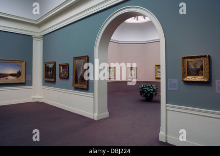 Worcester Art Museum gallery Stock Photo - Alamy
