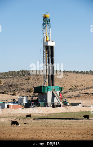 Natural gas development, Colorado Stock Photo - Alamy
