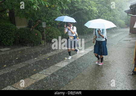 Heavy rain Kyoto Japan Stock Photo: 58791952 - Alamy