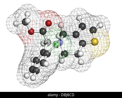 Clopidogrel drug molecule Stock Photo - Alamy
