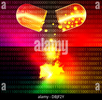 BINARY DATA PRISM Stock Photo - Alamy
