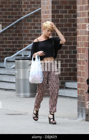 Swedish singer, Robyn aka Robin Carlsson out and about in Manhattan ...