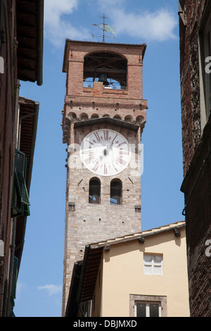 Clock Tower, Lucca; Italy; Europe Stock Photo - Alamy