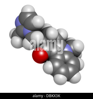 Ondansetron nausea and vomiting treatment drug, chemical structure ...
