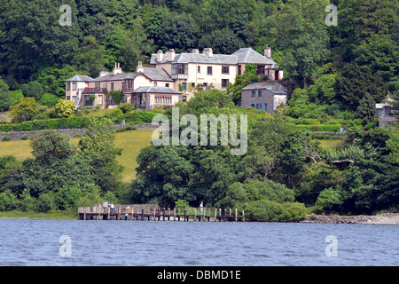 Brantwood house the home of John Ruskin art critic on Coniston water in ...
