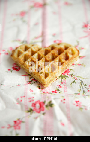 Selective focus shot of a heart shaped mini chocolate cakes hanging for ...