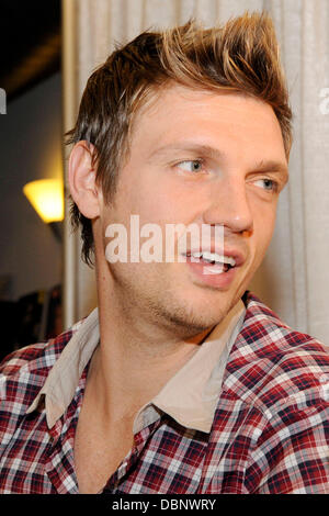 Nick Carter autograph session at HMV Store on Queen Street in promoting ...