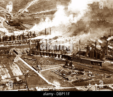 Middlesbrough Steel Works, early 1900s Stock Photo - Alamy