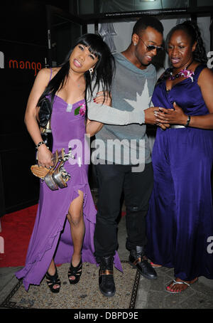 Oritse Williams and his mother attending the Ladyboy Prince and ...
